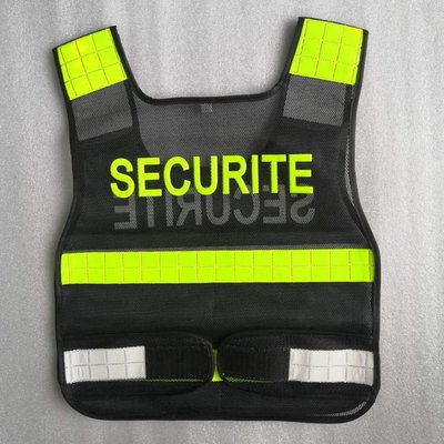 hot sale police safety jacket reflective safety clothing vest for warning