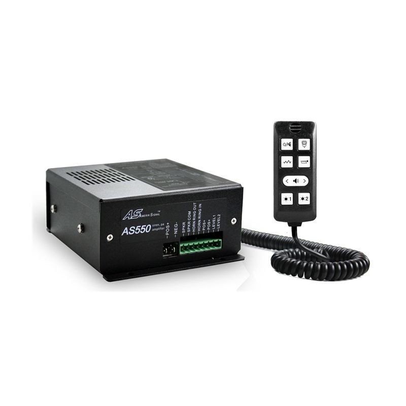 AS550 fire truck siren 8 tones American professional police siren 200w with CE
