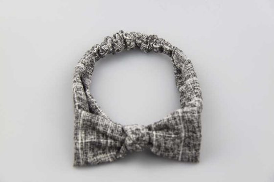 Vintage  headband with checked pattern  fashion hair accessories head wrap