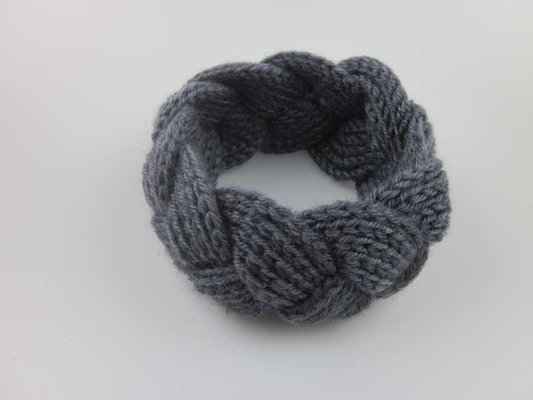 Winter Accessories-Chunky Knitted Ear Warmer Headband, Cabled Head Wrap