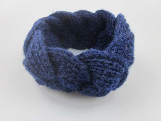 Turban Knitted  Ear Warmer Cabled Women Wrap Head Cable Sport Headband