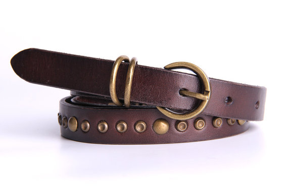 Womens 100% Leather Waist Belt fashion belt Ladies new fashion western studded fancy belts