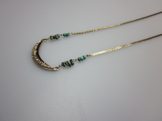 Women Fashion Jewelry China Purchasing Agent Alloy Metal Necklace With Natural Stone