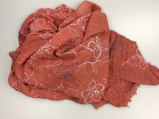 Print Flower Scarf  Canton Fair Buying Agent China Product Sourcing