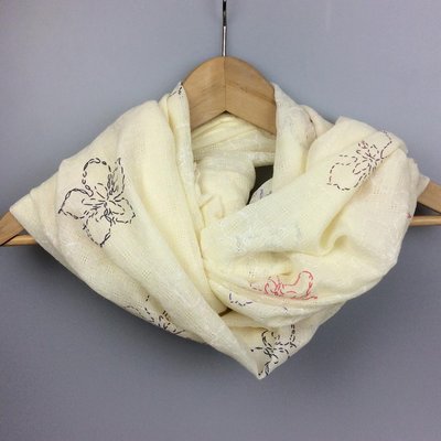 Yiwu Flower Pattern 70*180cm Scarf In Canton Fair Buying Agent Purchase Shawl
