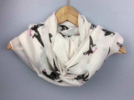 70*180cm Swallow Printing shawl cotton scarf women Scarves And Shawls