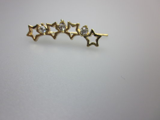Imitation Jewelry Women Fashion plated stars earring rhinestone in Yiwu Sourcing Agent