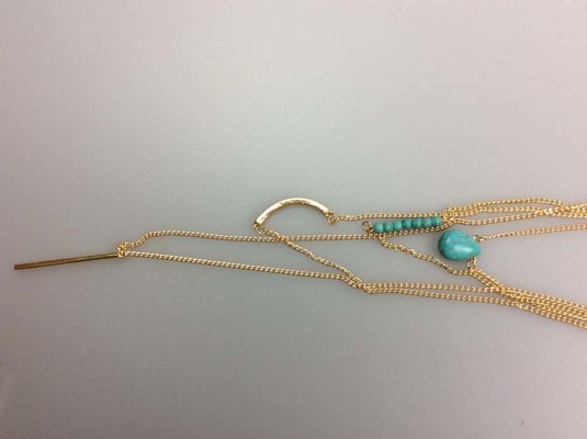 Three layer plastic beads Women Necklace In YiWu Sourcing Agent for fashion Jewelry