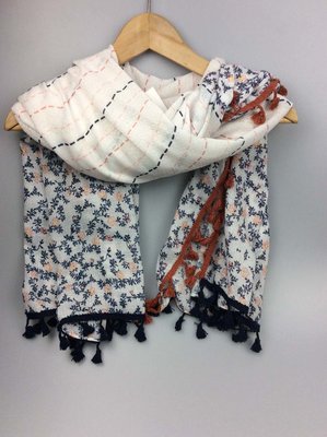 Fashion 100% polyster Tassel Scarf In YiWu Scarves Buying Agent purchase shawls