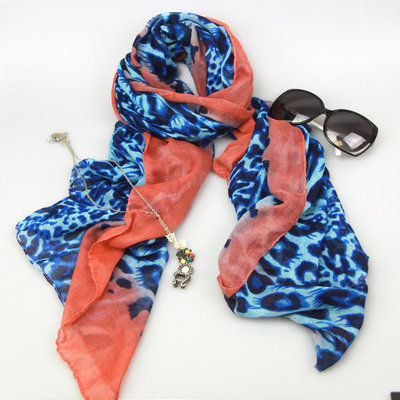 85*180m Women Polyester Scarves And Shawls polyester scarves  printed scarves