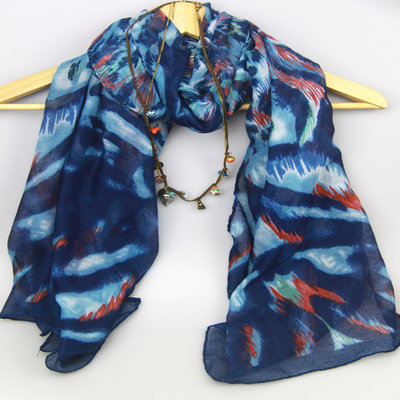 fashion women scarf spring summer 100% polyester scarf cotton scarf and shawl