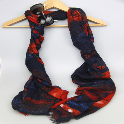 Red / Blue Shawl Scarves Buying Agents In China Guangzhou Commodity Fair And Canton Fair