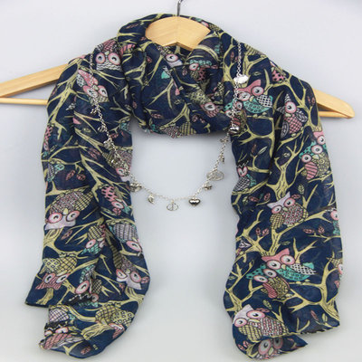 100% Polyester Blue Scarf China Sourcing Service China Export Agent