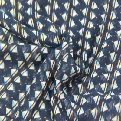 Blue Printing Scarf Agent 100% Polyester 86×180cm Export Buying Agent