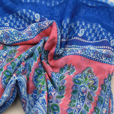 Fashion Polyester Blue Scarves Buying Agents China Sourcing Agency