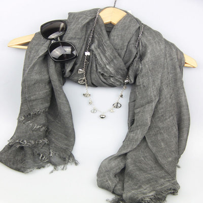 120×200cm Dk Grey Scarf Yiwu Purchasing Agent / Agents In China For Sourcing