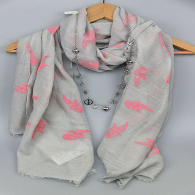 Fashion Light Grey Shawl Scarves Buying Agents English Translation