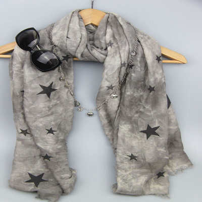 Shawl Factory buying Agent Apparel Accessories Grey Scarf
