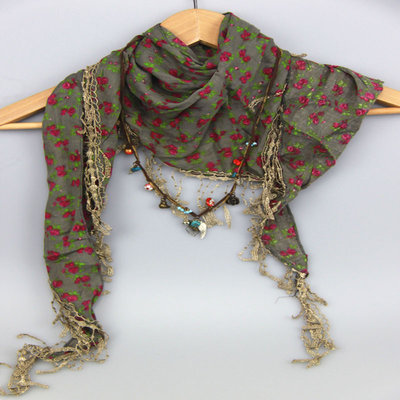 Rose Polyester Shawl China Sourcing Agents of fashion apparel accessories