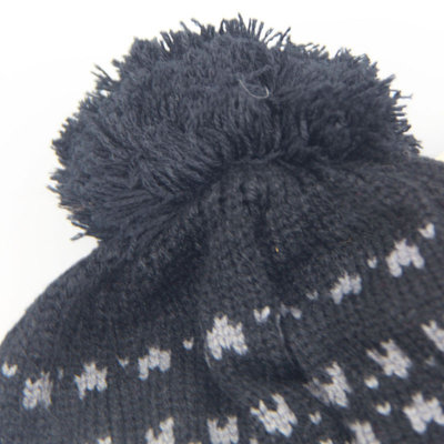 Winter Pompon Hats Knitting Wool Hat  High Quality Knitted Hat With Ball Top For Women