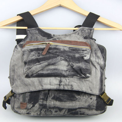 washed bag jeans backpack cotton backpack New Fashion Women Canvas Backpack Bags Agent