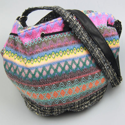 Cotton Handbag Multi Color Ethnic Style Guangzhou Sourcing Agent China purchasing agent