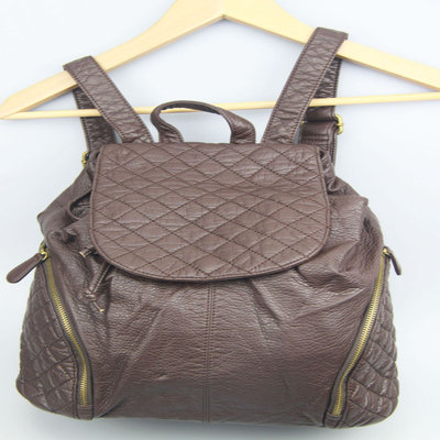 Cool Black  Brown PU backpack School Backpack Bags Agent  china sourcing agent