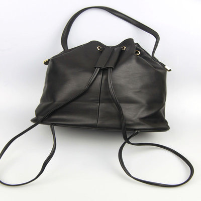 Black PU Backback  Guangzhou bags Agent kongkong buying agent bags agent