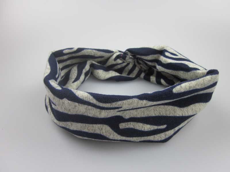 Black White Strip Free Knitting Patterns Headbands fashion hair accessoires