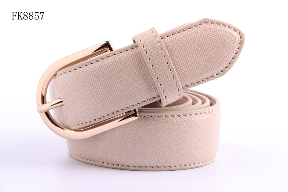 100% PU Women Pink Belt Ladies Fashion Belts