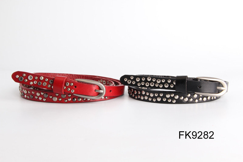 Metal Hollow Out Belt Ladies Fashion Belts 100% pu belt