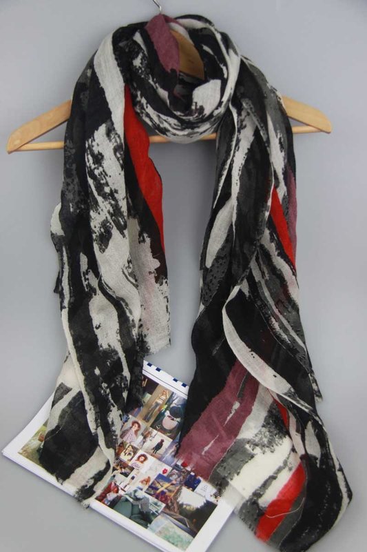 printing Viscose Scarf winter fashion shawl women wool scarves