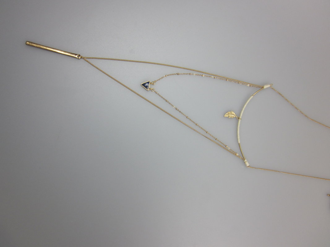 New Imitation Jewelry China Sourcing Service For Three Layers Pendant Necklace