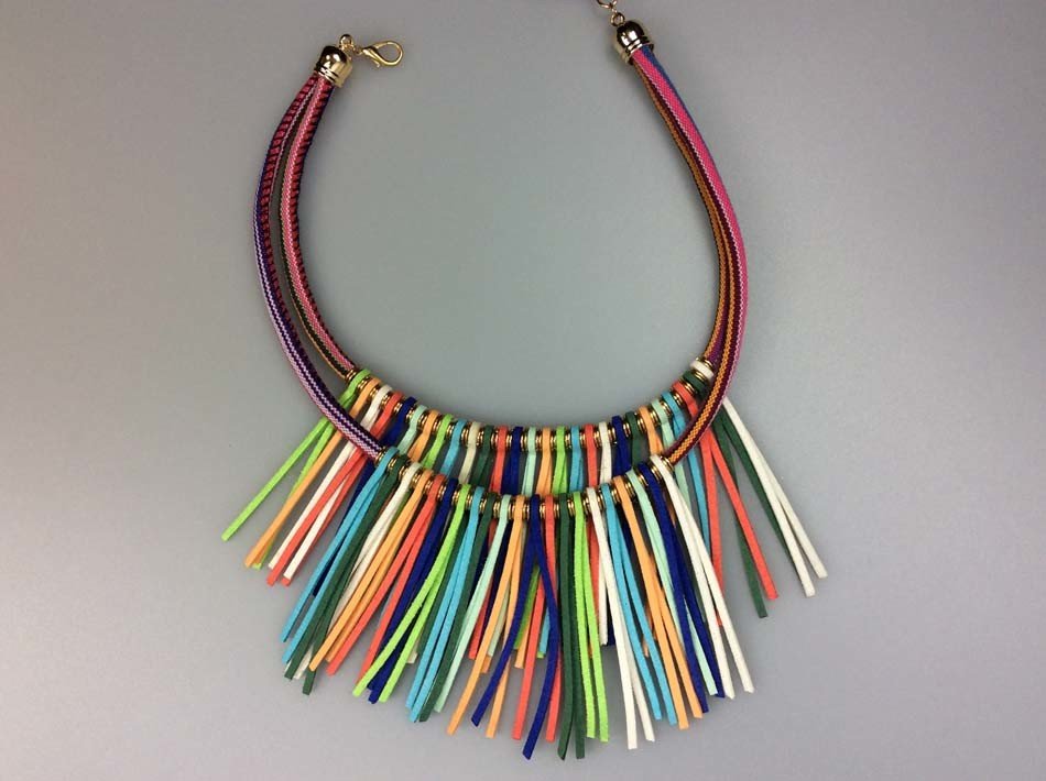 Women fashion Imitation Jewelry China Sourcing Agent  buy 100% korean cord necklace