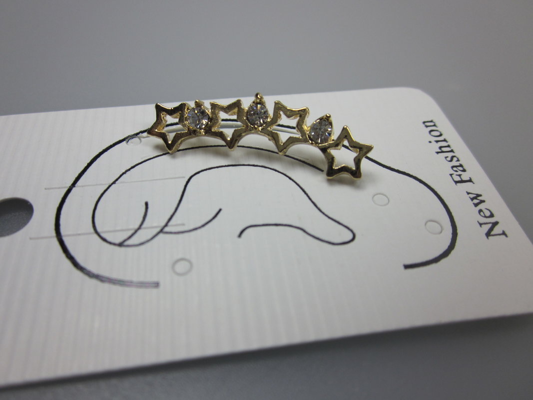 Imitation Jewelry Women Fashion plated stars earring rhinestone in Yiwu Sourcing Agent