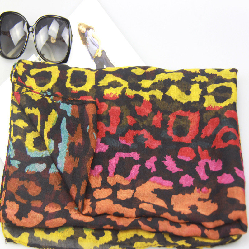 77*180cm Polyester Scarves And Shawls  Custom Printed Polyester cotton fashion Scarf