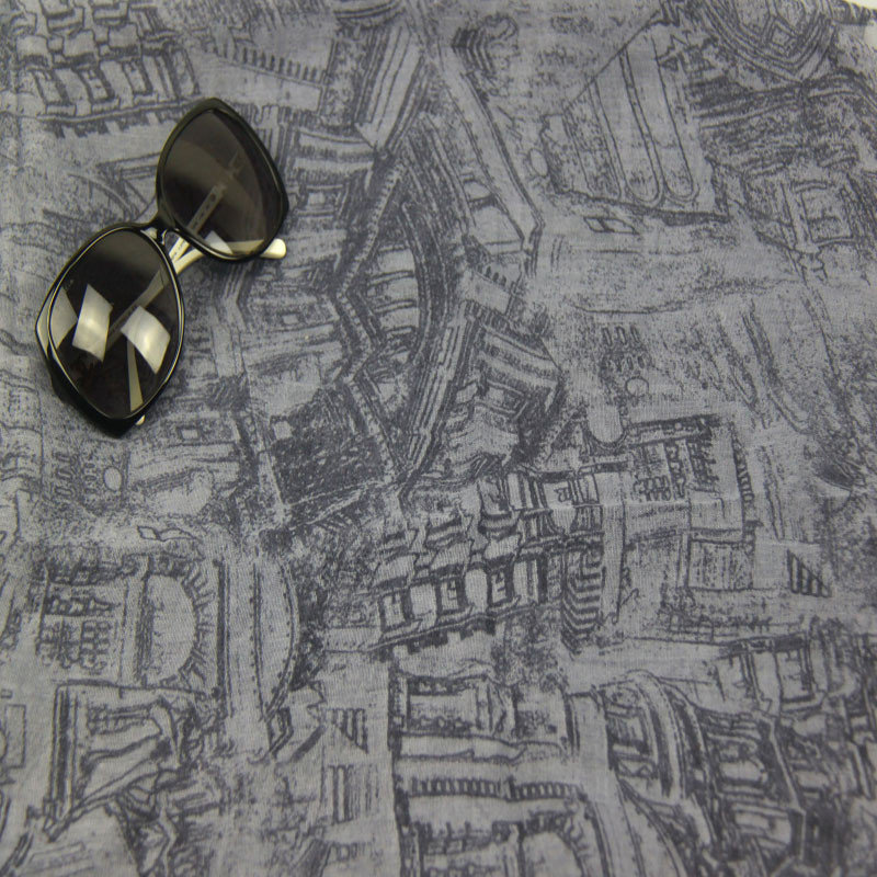 Black / Grey Fashion Scarves Buying Agents Realiable And Professional