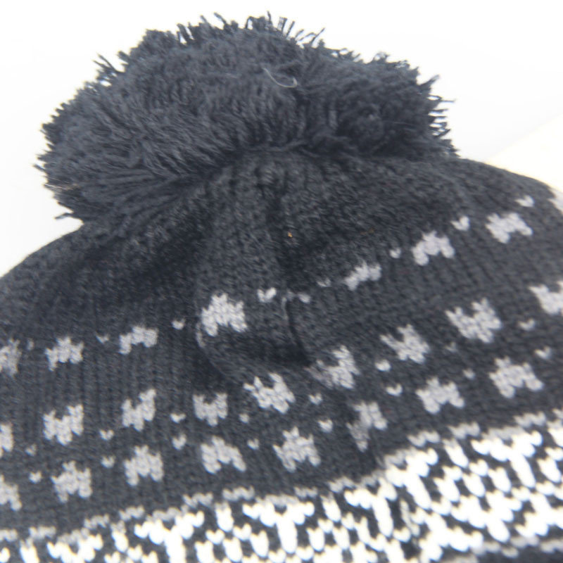 Winter Pompon Hats Knitting Wool Hat  High Quality Knitted Hat With Ball Top For Women