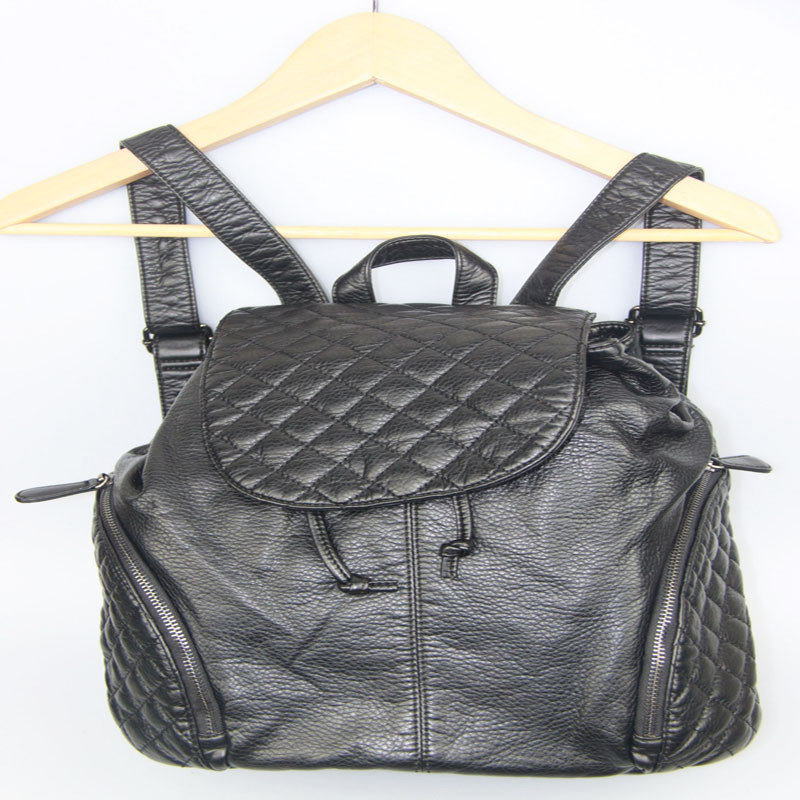 Cool Black  Brown PU backpack School Backpack Bags Agent  china sourcing agent