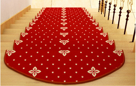 Non-slip nylon printed stair treads mat(Made in China), good quality,competitive price