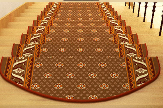 Non-slip nylon printed stair treads mat(Made in China), good quality,competitive price
