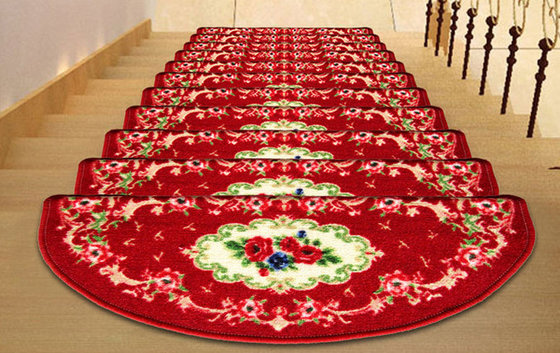 Non-slip nylon printed stair treads mat(Made in China), good quality,competitive price
