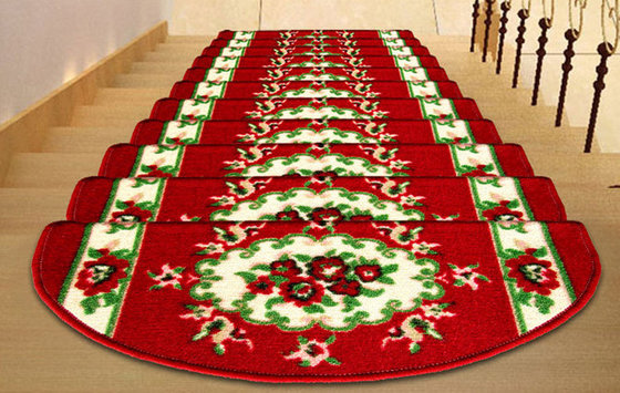 Non-slip nylon printed stair treads mat(Made in China), good quality,competitive price