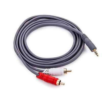 3.5mm to 2RCA Audio Cable for DVD Headphone PC Home Theater Audio Cable  for Speaker Signal Sable Male Y Splitter