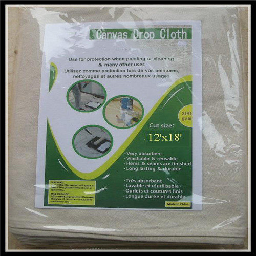 for plumbing/heating/reparing--canvas drop cloth,nylon zip tie,nylon floor mat,shoe covers