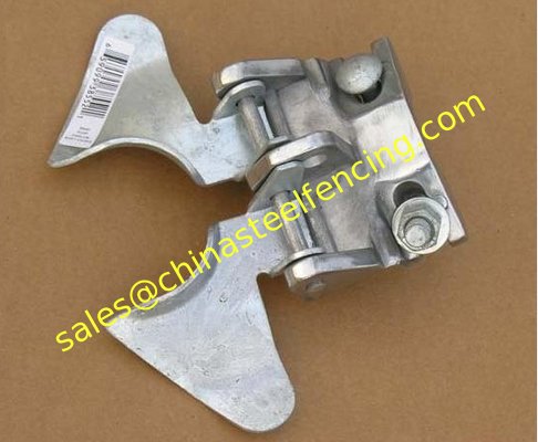 Chain Link Fencing fork latch and post hinge