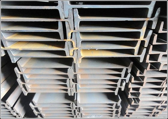 Building Construction ASTM A36 Steel I Beams for Cutting / Bending / Drilling Hole Available