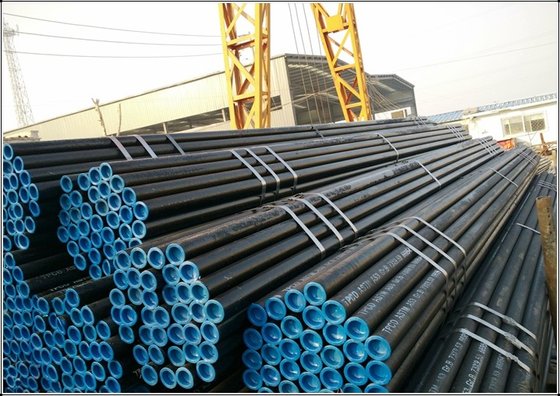 ASTM / JIS Prime Carbon Round Steel Tube , Galvanized Seamless Carbon Steel Pipe