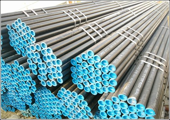 ASTM / JIS Prime Carbon Round Steel Tube , Galvanized Seamless Carbon Steel Pipe
