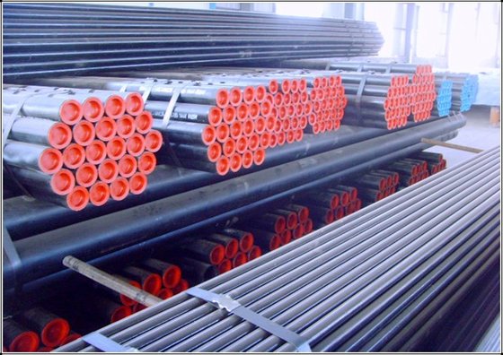 ASTM / JIS Prime Carbon Round Steel Tube , Galvanized Seamless Carbon Steel Pipe